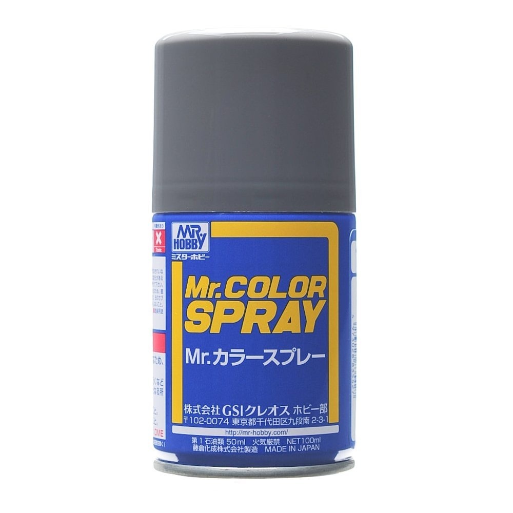 Mr. Color Spray 100ml #13 Neutral Gray Semi Gloss - Gundam Pros