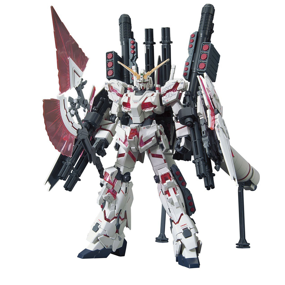 HGUC #199 Full Armor Unicorn Gundam (Destroy Mode / Red Color Ver ...