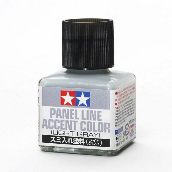 Tamiya Panel Line Accent Color Light Gray - Gundam Pros