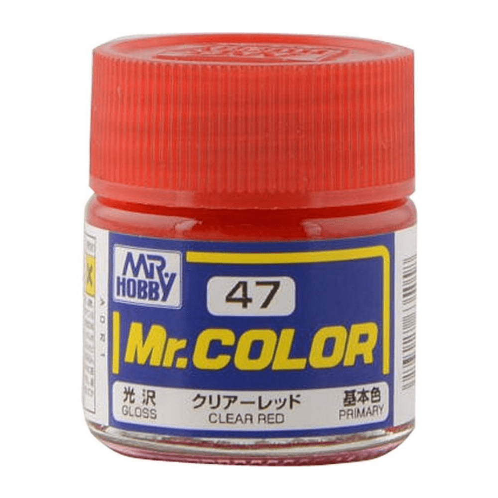 Mr. Hobby Mr. Color 10ml Bottle C47 Gloss Clear Red - Gundam Pros