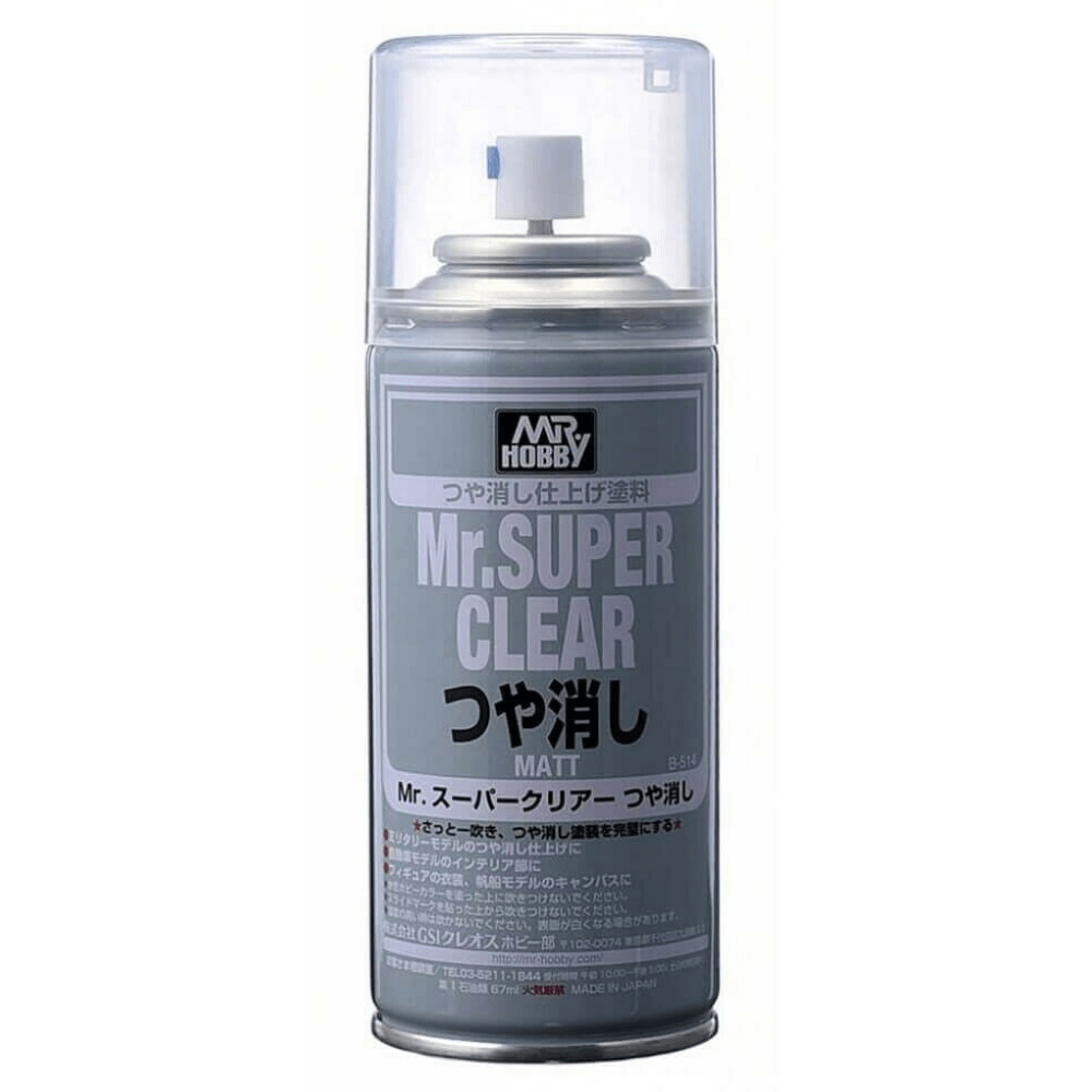 Super Clear Matt 170ml Spray Can - Gundam Pros