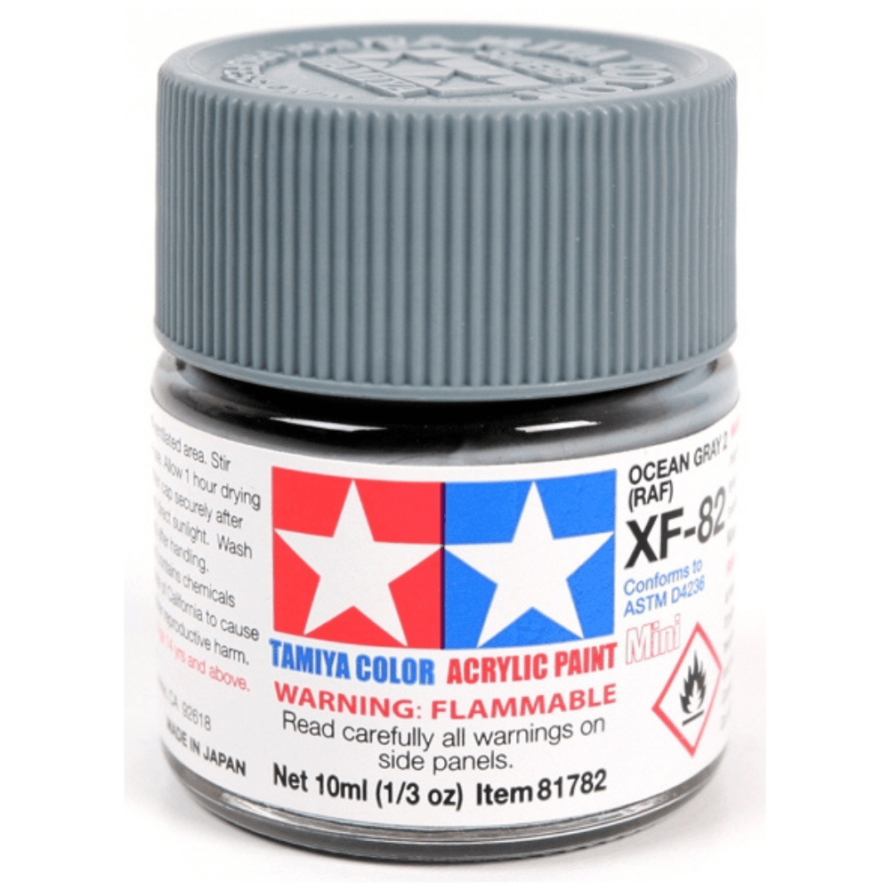 XF-82 Ocean Gray 2 RAF Tamiya Acrylic 10ml Bottle - Gundam Pros