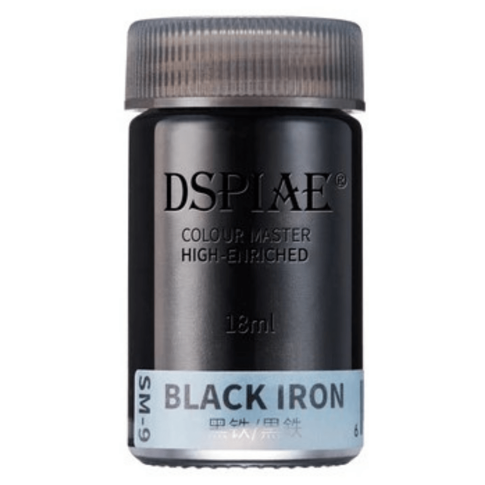 SM9 Black Iron Super Metallic Color DSPIAE 18mL Bottle - Gundam Pros
