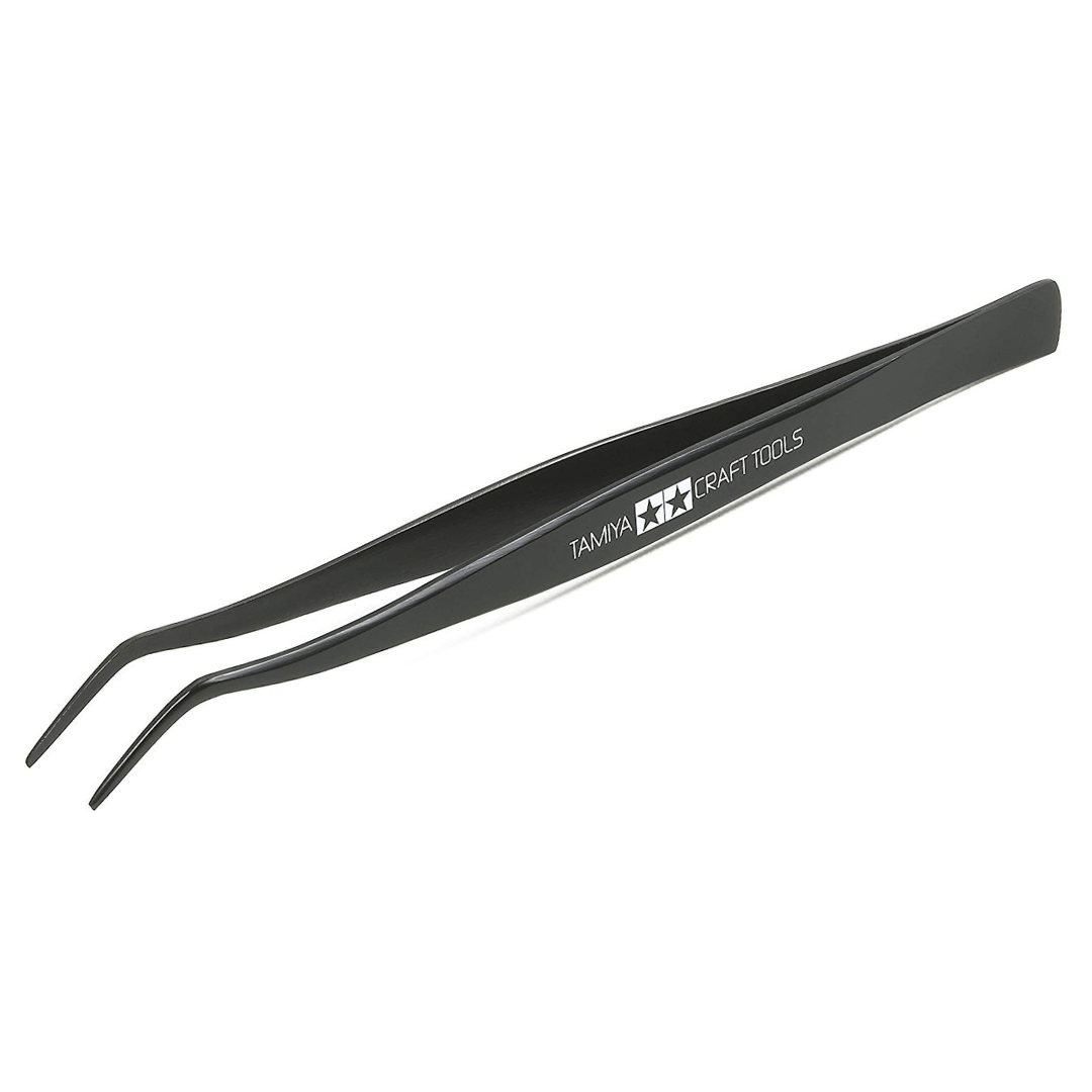 Tamiya Angled Tweezers - Gundam Pros