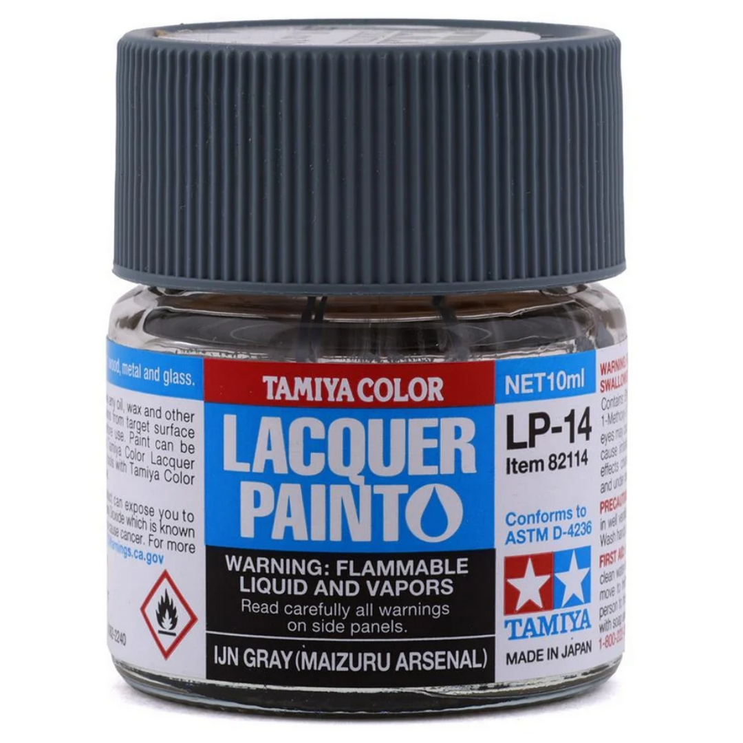 LP14 IJN Gray Maizuru Arsenal Lacquer Paint 10ml Bottle - Gundam Pros