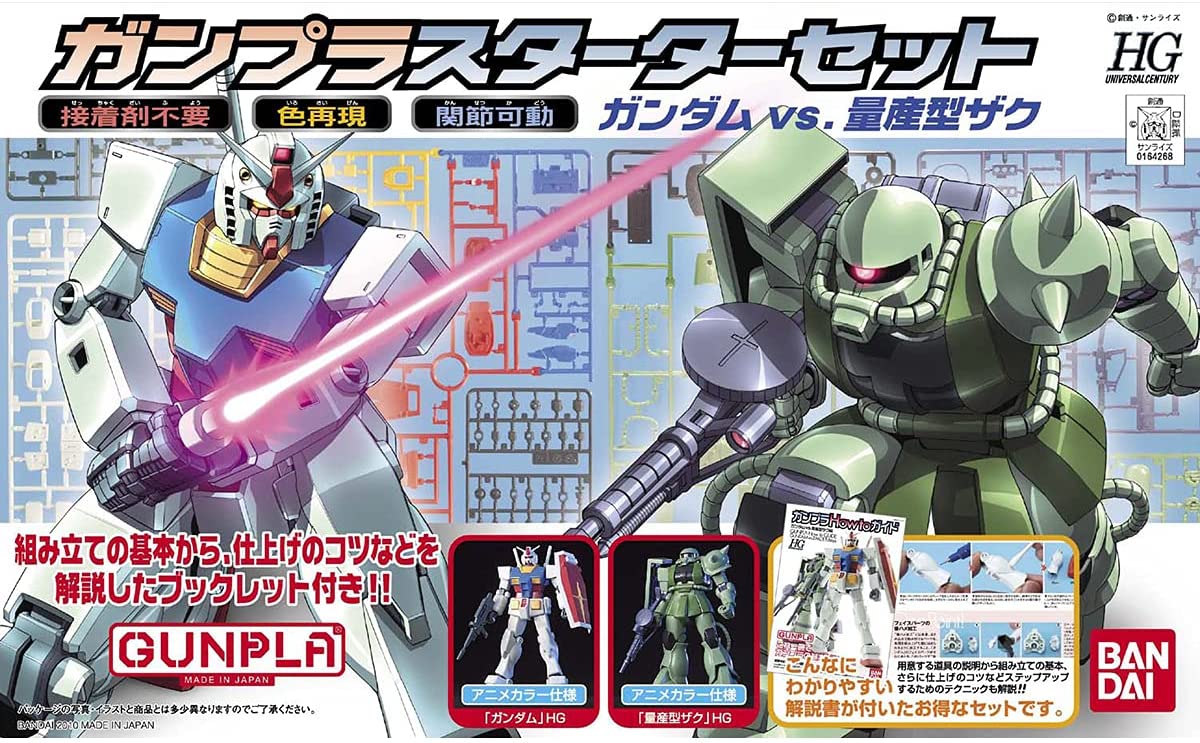 HG Gunpla Starter Set – Gundam Pros
