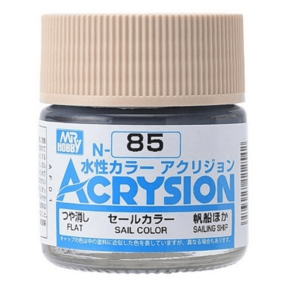 N85 Flat Sail Color Acrysion Mr Hobby 10ml Bottle - Gundam Pros