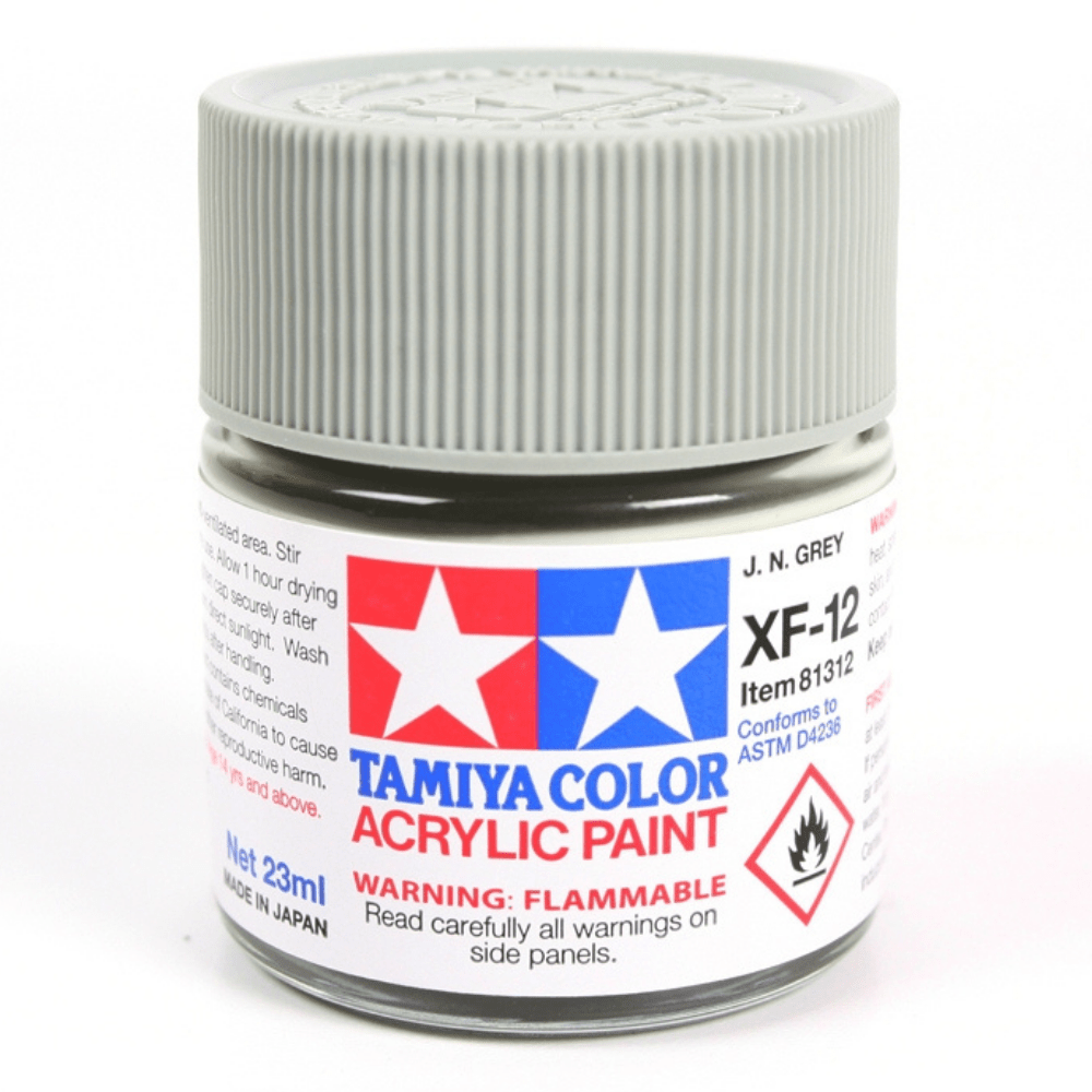 XF-12 JN Grey Tamiya Acrylic 23ml Bottle - Gundam Pros