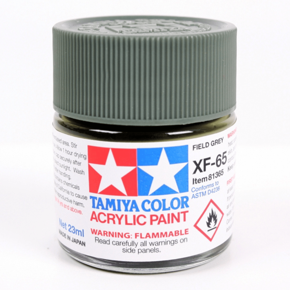 XF-65 Field Grey Tamiya Acrylic 23ml Bottle - Gundam Pros