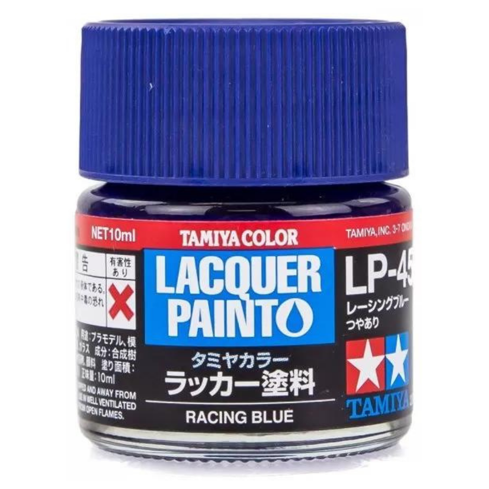LP45 Racing Blue Lacquer Paint 10ml Bottle - Gundam Pros