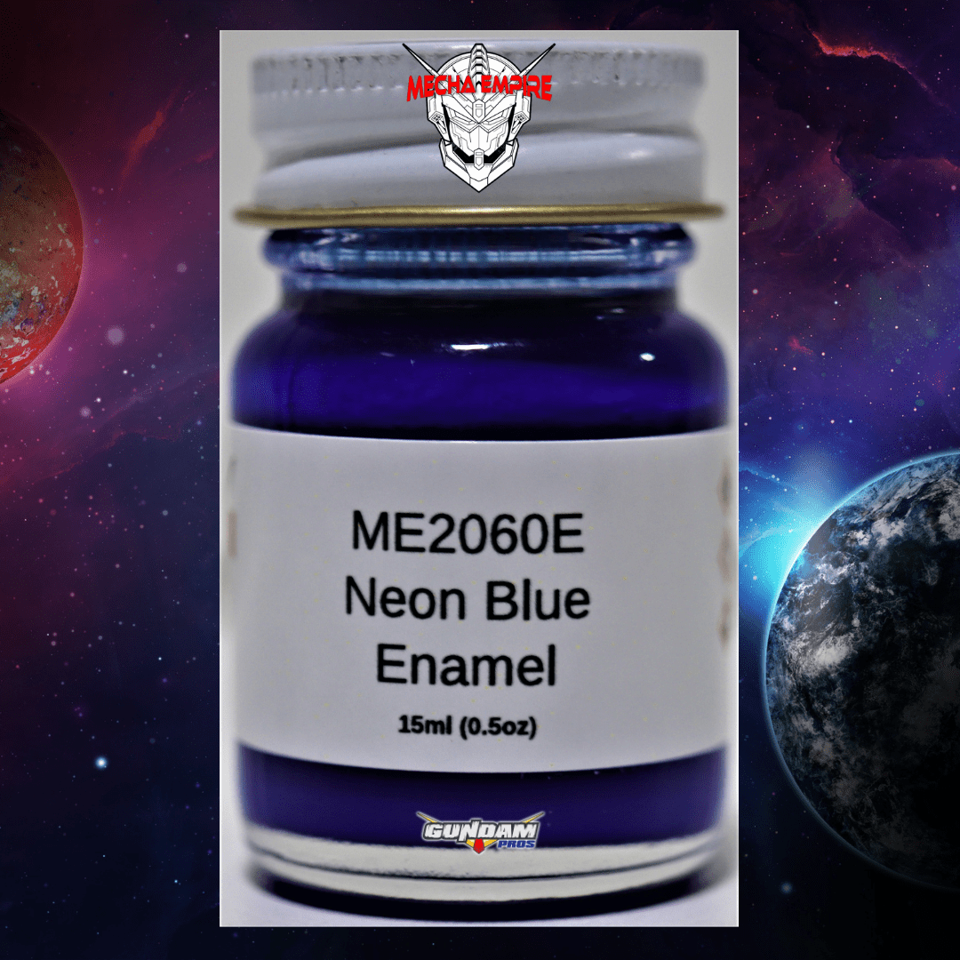 ME2060E Neon Blue Enamel 15ml Bottle - Gundam Pros