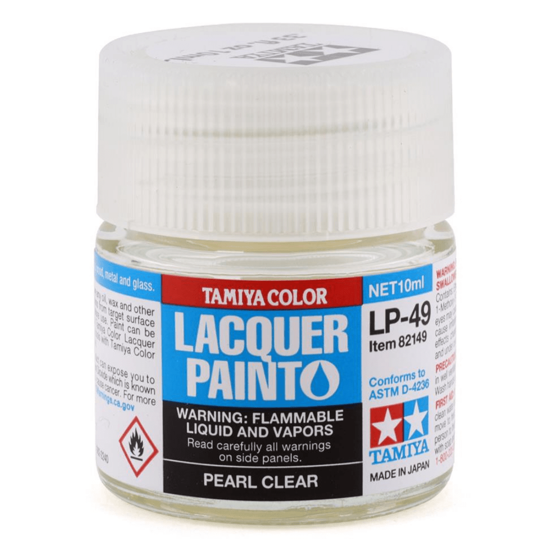 LP49 Pearl Clear Lacquer Paint 10ml Bottle - Gundam Pros