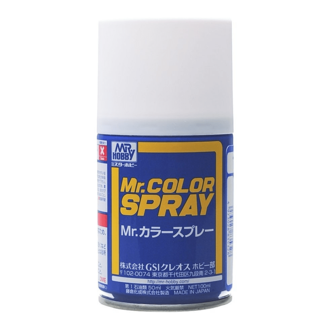 S1 White Gloss Mr. Color Spray 100ml - Gundam Pros