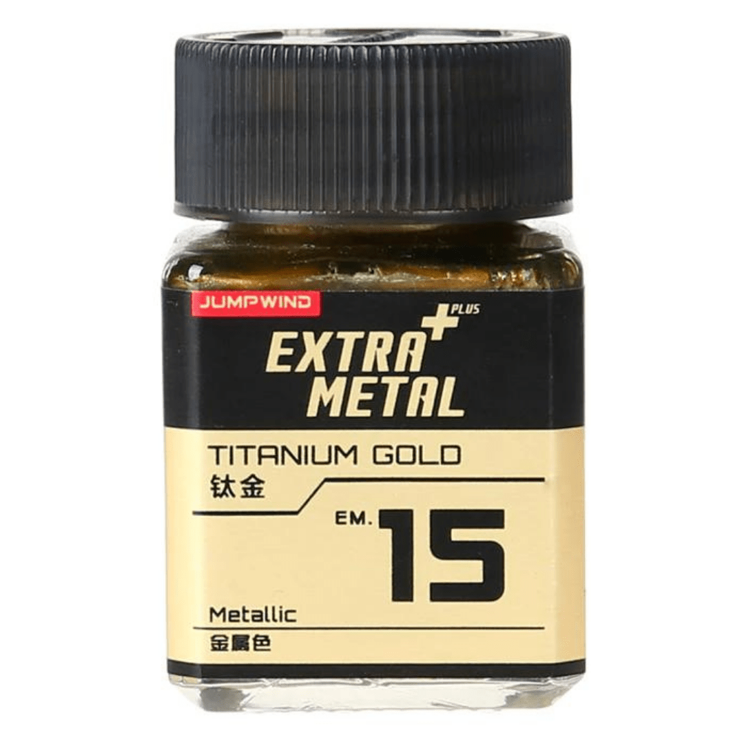 Extra Metal EM15 Titanium Gold 18ml Bottle - Gundam Pros
