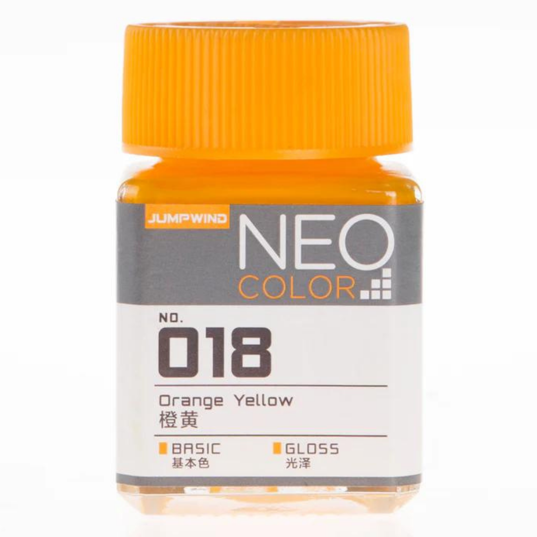 Neo 018 Gloss Orange Yellow 18ml Bottle - Gundam Pros