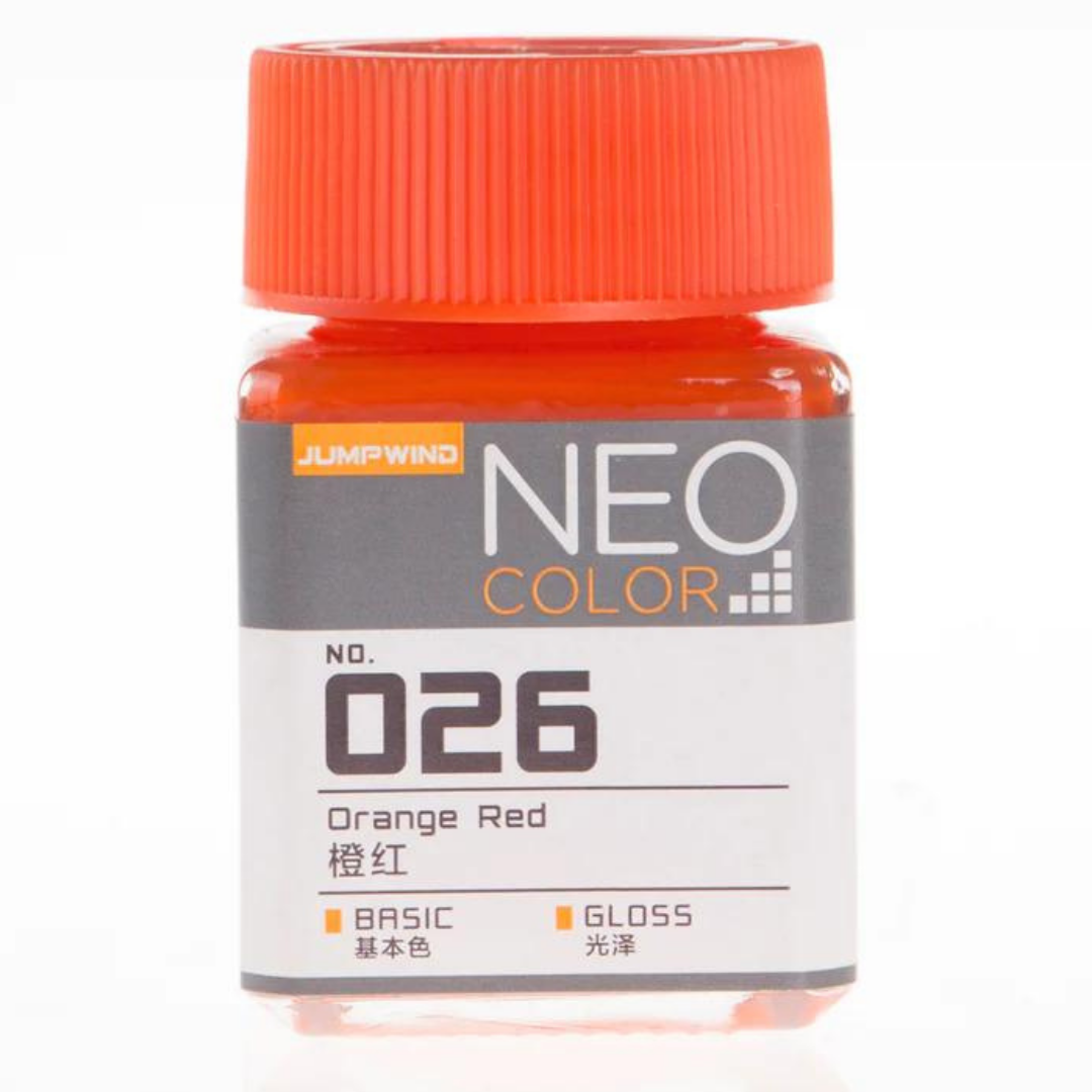 Neo 026 Gloss Orange Red 18ml Bottle - Gundam Pros