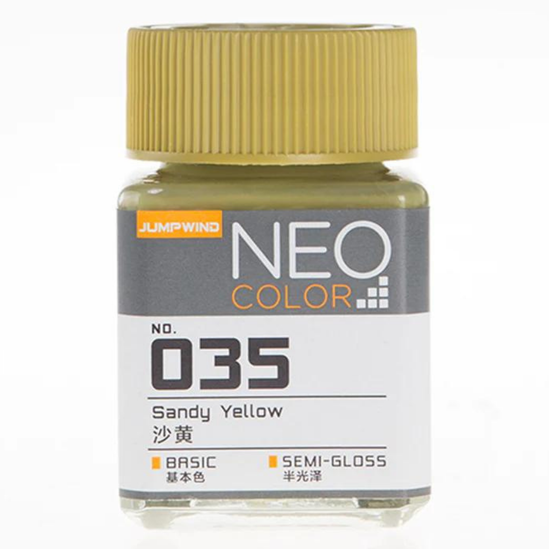 Neo 035 Semi-Gloss Sandy Yellow 18ml Bottle - Gundam Pros